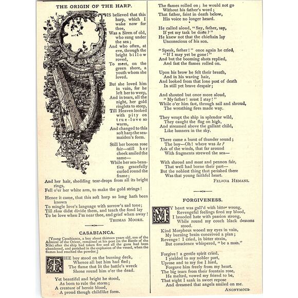 None and/or Unknown | Accents | The Origin Of The Harp Thomas Moore ...